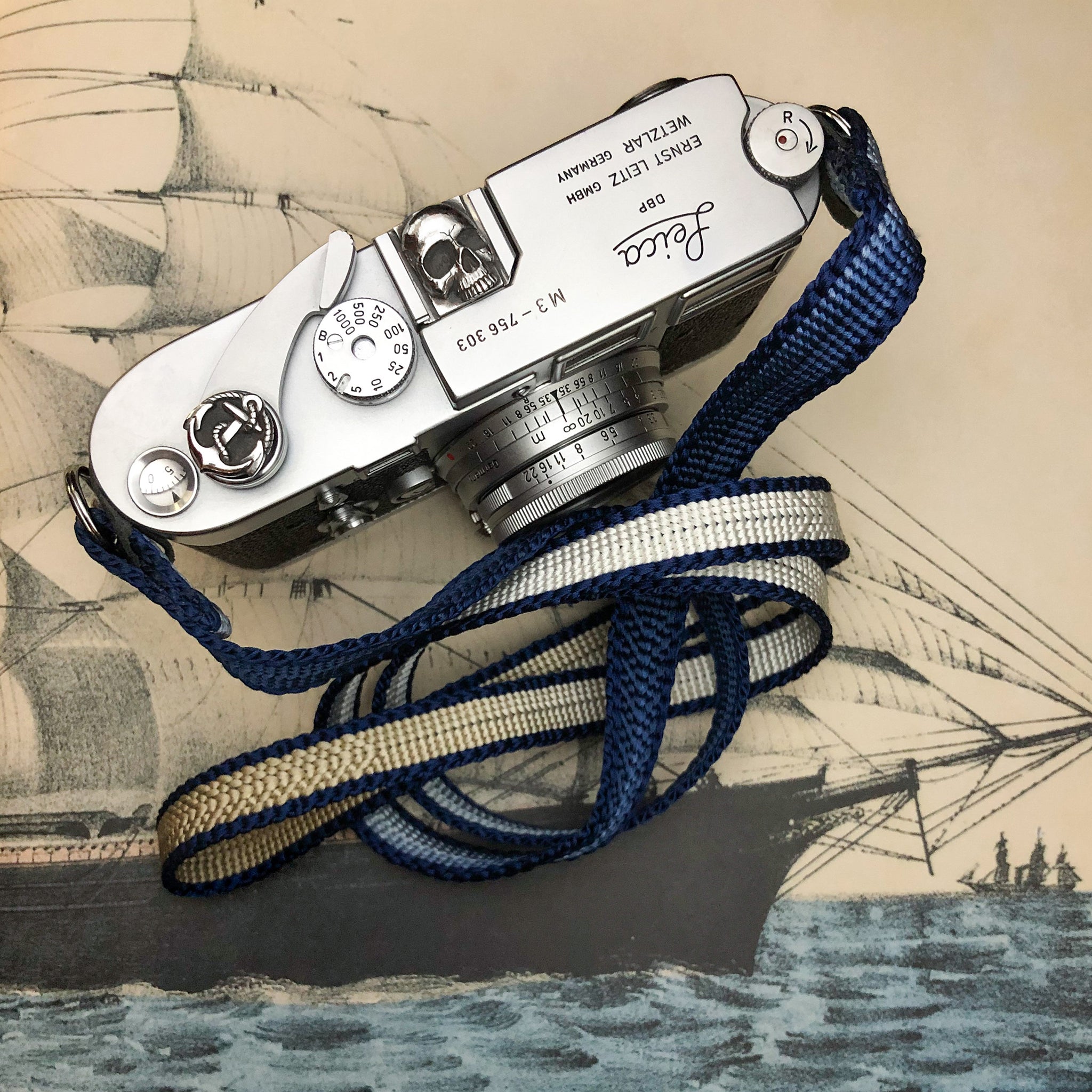 [Made-to-order]Maiden Voyage Camera Strap / Hand braiding Silk Kumihim ...